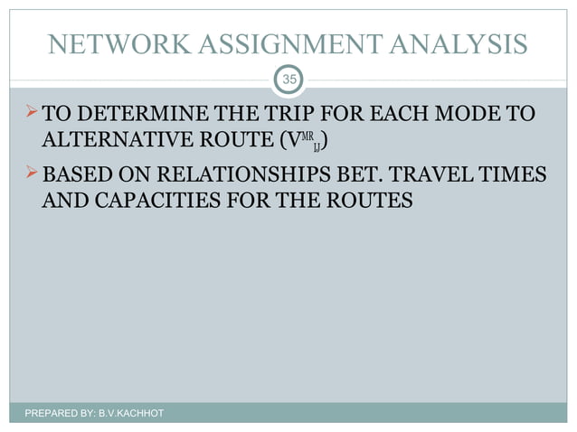 O & d survey | PPT