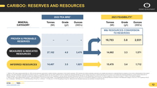 ODV - Cariboo Feasibility Study Presentation Jan 2023 | PDF