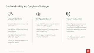 ODW 2021 - Automated patching and compliance to improve database ...