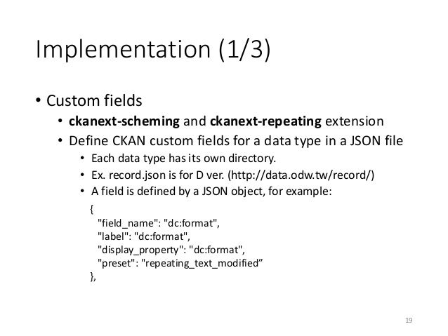 “Open Data Web” – A Linked Open Data Repository Built with CKAN
