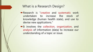 Research study design._2020 | PPTX