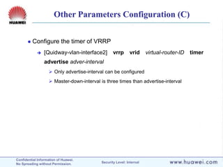 ODY000311 Principle of VRRP and Configuration .ppt