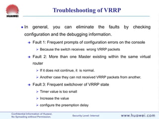 ODY000311 Principle of VRRP and Configuration .ppt