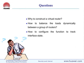 ODY000311 Principle of VRRP and Configuration .ppt