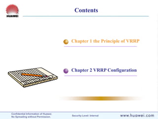 ODY000311 Principle of VRRP and Configuration .ppt