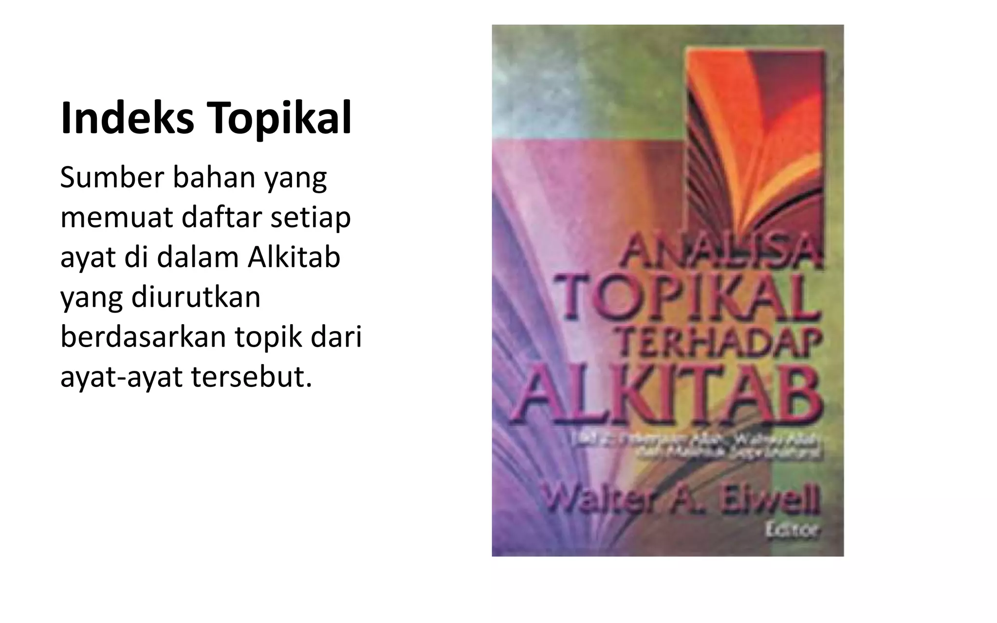 Alat-Alat Studi Alkitab | PPTX