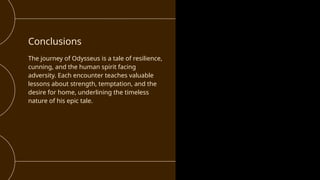 Odysseus' Adventure ,An epic journey from troy | PPTX
