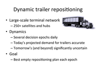 Robust Repositioning in Large-scale Networks | PDF | Logistics | Business