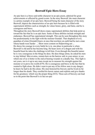 Odysseus Hero Essay. Odysseus Epic Hero Traits Essay Example for Free ...
