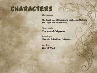 Odyssey The Adventures of Odysseus | PPTX