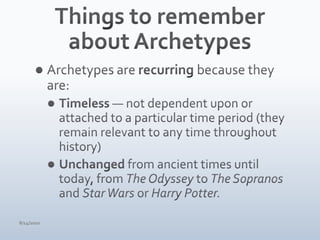 Odyssey 02—archetypes | PPT