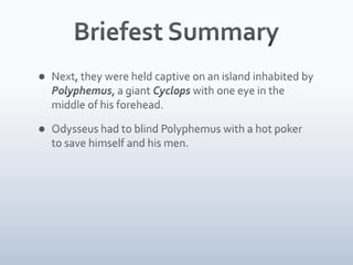 Odyssey 04—Overview of the Odyssey | PPT | Free Download