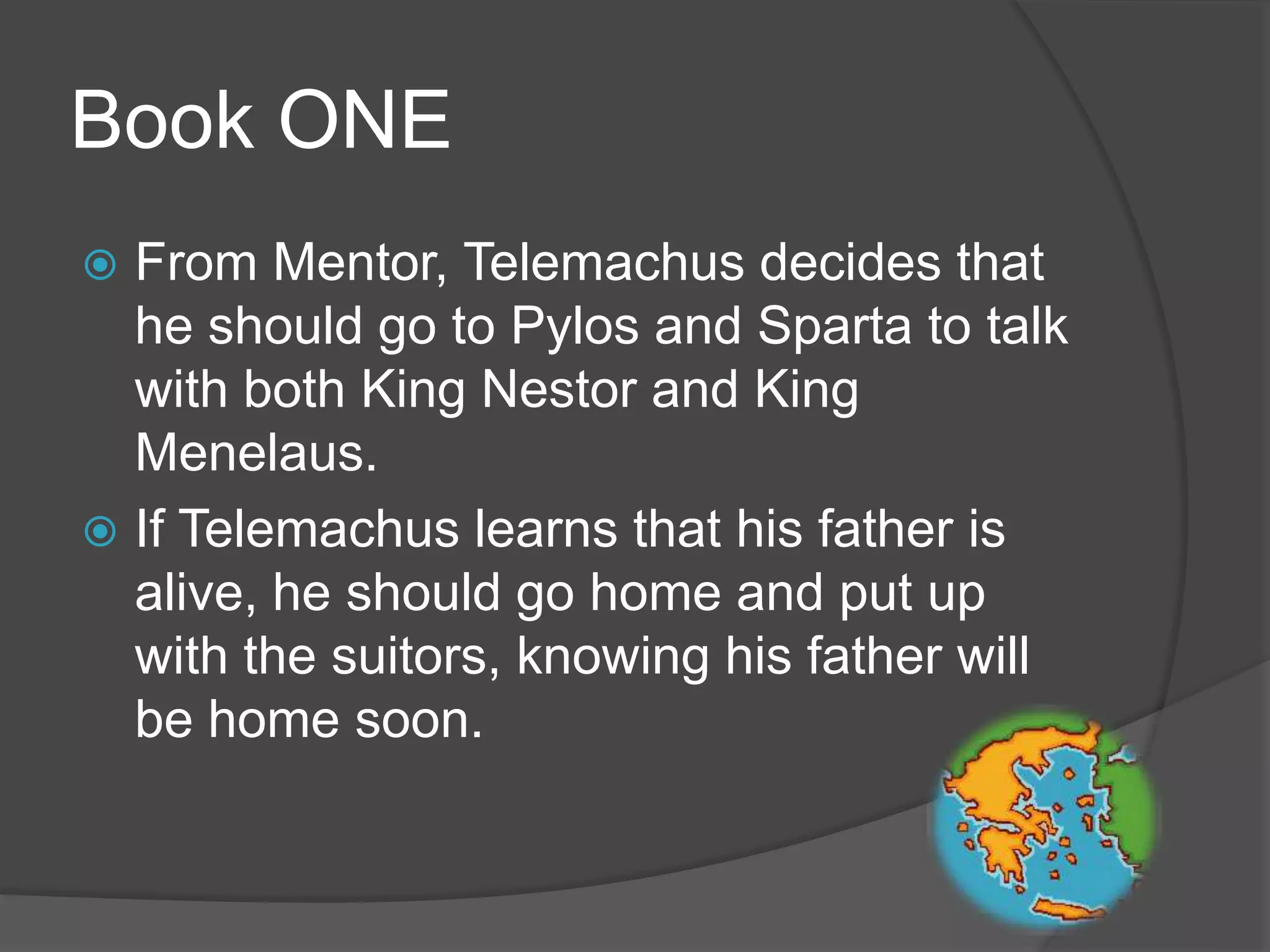 Odyssey Books 1-4 Summaries | PPTX