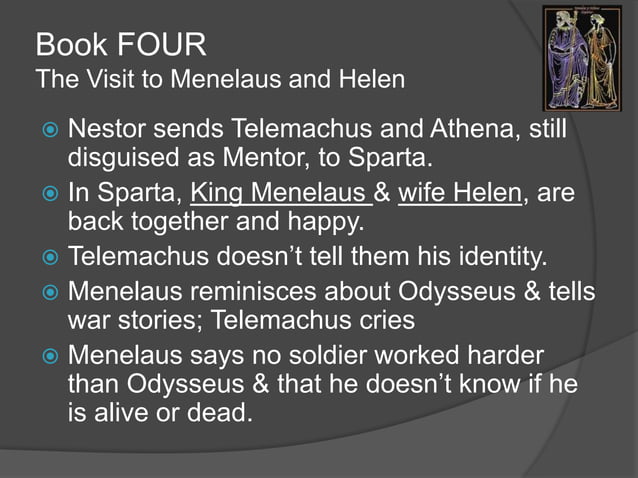 Odyssey Books 1-4 Summaries | PPTX