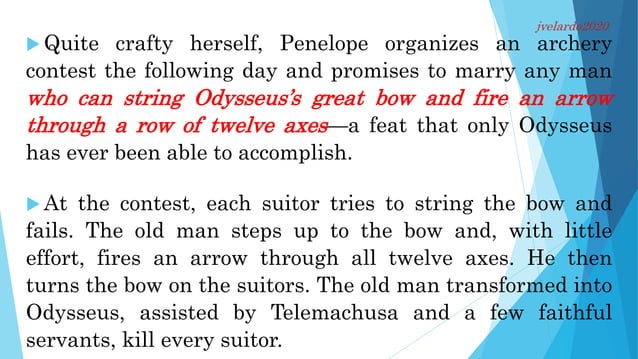 Iliad and Odyssey dr. jeanneath d. velarde | PPTX