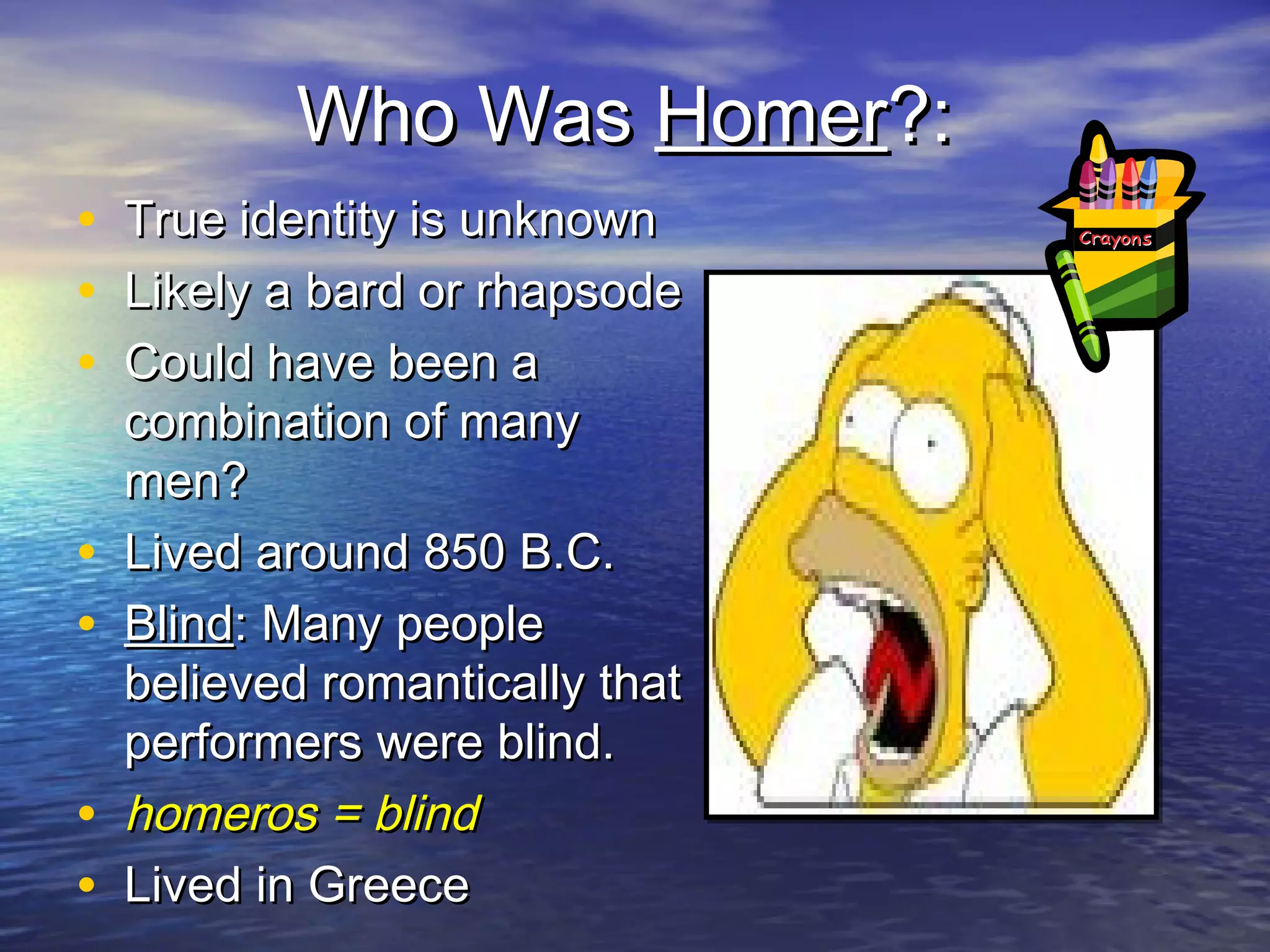 Odyssey Introduction Powerpoint | PPT