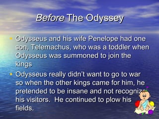 Odyssey introduction powerpoint short | PPT