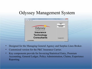 Odyssey Management System | PPT