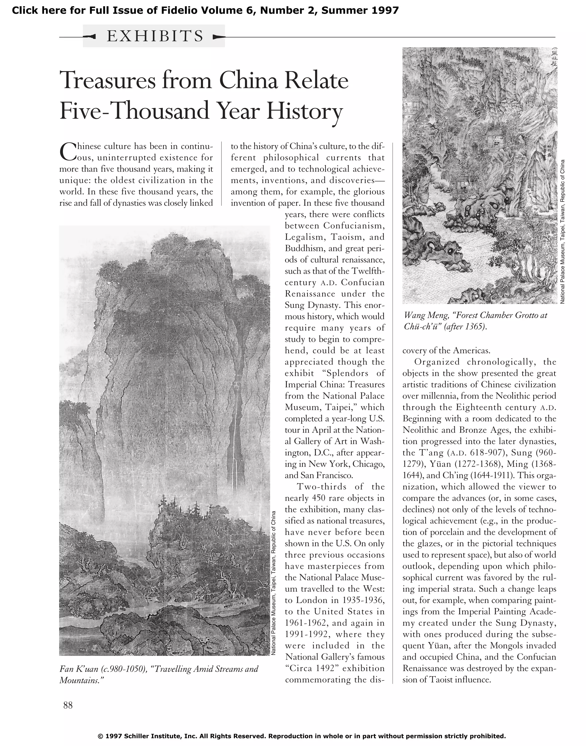 Odyssey of China's Imperial Art Treasures | PDF