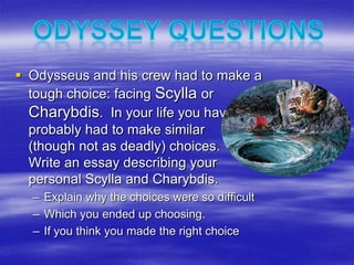 Odyssey questions | PPT