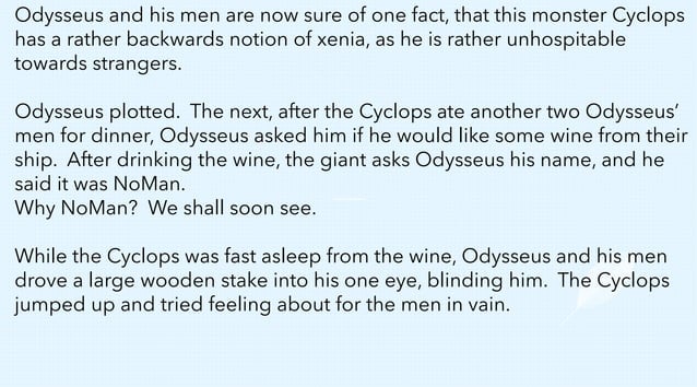 Odyssey by Homer, Adventures of Odysseus | PPT