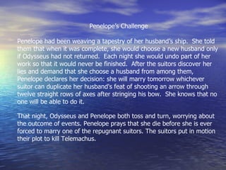 Odyssey summaries | PPT | Fantasy | Genres