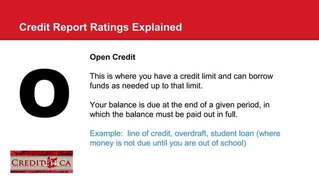 Credit report ratings explained | PPT
