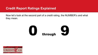 Credit report ratings explained | PPTX