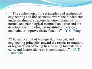 Fundamental of Tissue engineering | PDF