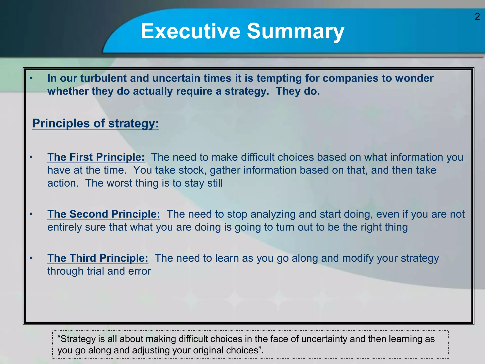 OE -2013.ppt | Business Operations | Business