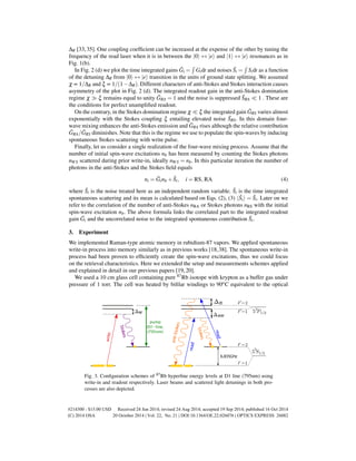 Hamiltonian design in readout from room-temperature Raman atomic memory | PDF