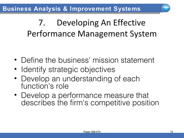 Performance measures for key performance indicators | PPT | Business ...