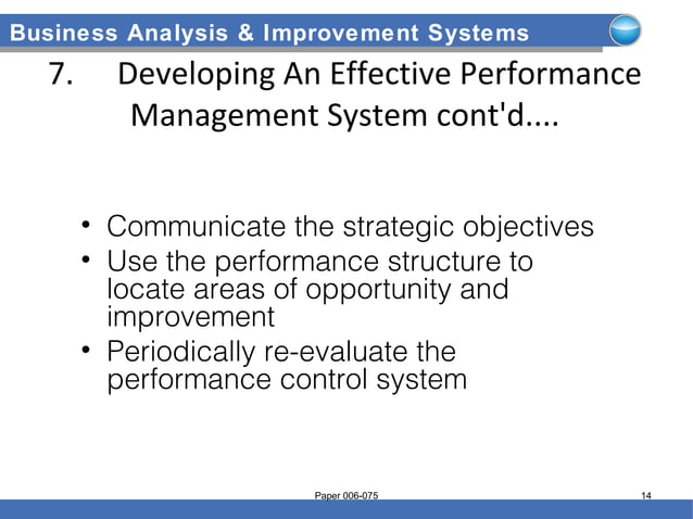 Performance measures for key performance indicators | PPT | Business ...