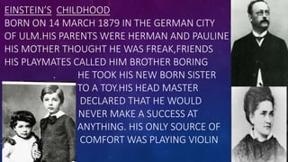 A TRULY BEAUTIFUL MIND- ALBERT EINSTEIN | PPTX