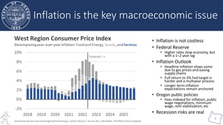 Oregon Economic and Revenue Forecast, September 2022 | PPT | Free Download