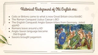 Old English and Middle English Literature pptx | PPTX
