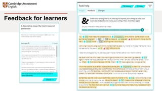 Progress, performance and personalisation: Using Learning Oriented ...