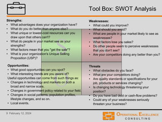 OEC-SWOT-Analysis For Operational Excellence | PPTX