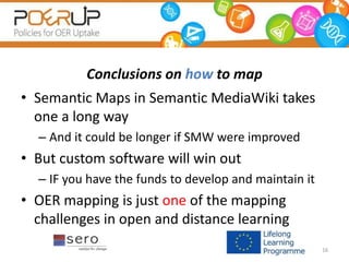 Mapping OER using Semantic Wikis | PPTX