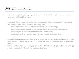Management Consulting Method - System thinking & System Dynamics | PPT