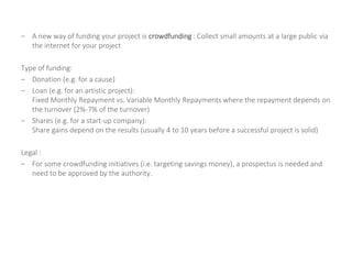 Personal leadership - Lean startup, funding, business plan, new job | PPT