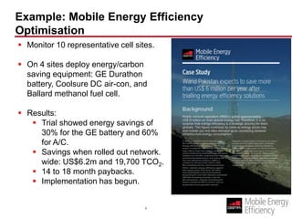Mobile Networks: Energy Use & Sustainability | PDF