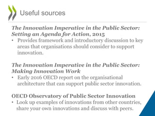 OECD perspective on social innovation and the public sector | PPT