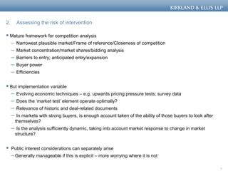 Agency decision-making in merger cases: from a prohibition decision to ...