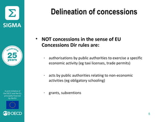 Presentation " PPPs and concessions, the planning, procurement ...
