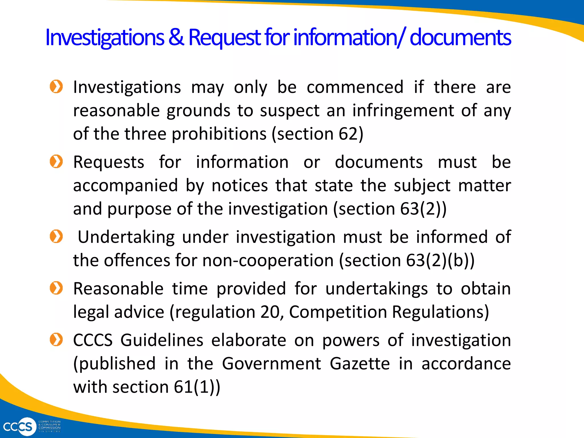 Investigative powers in practice – SINGAPORE – November 2018 OECD GFC | PDF