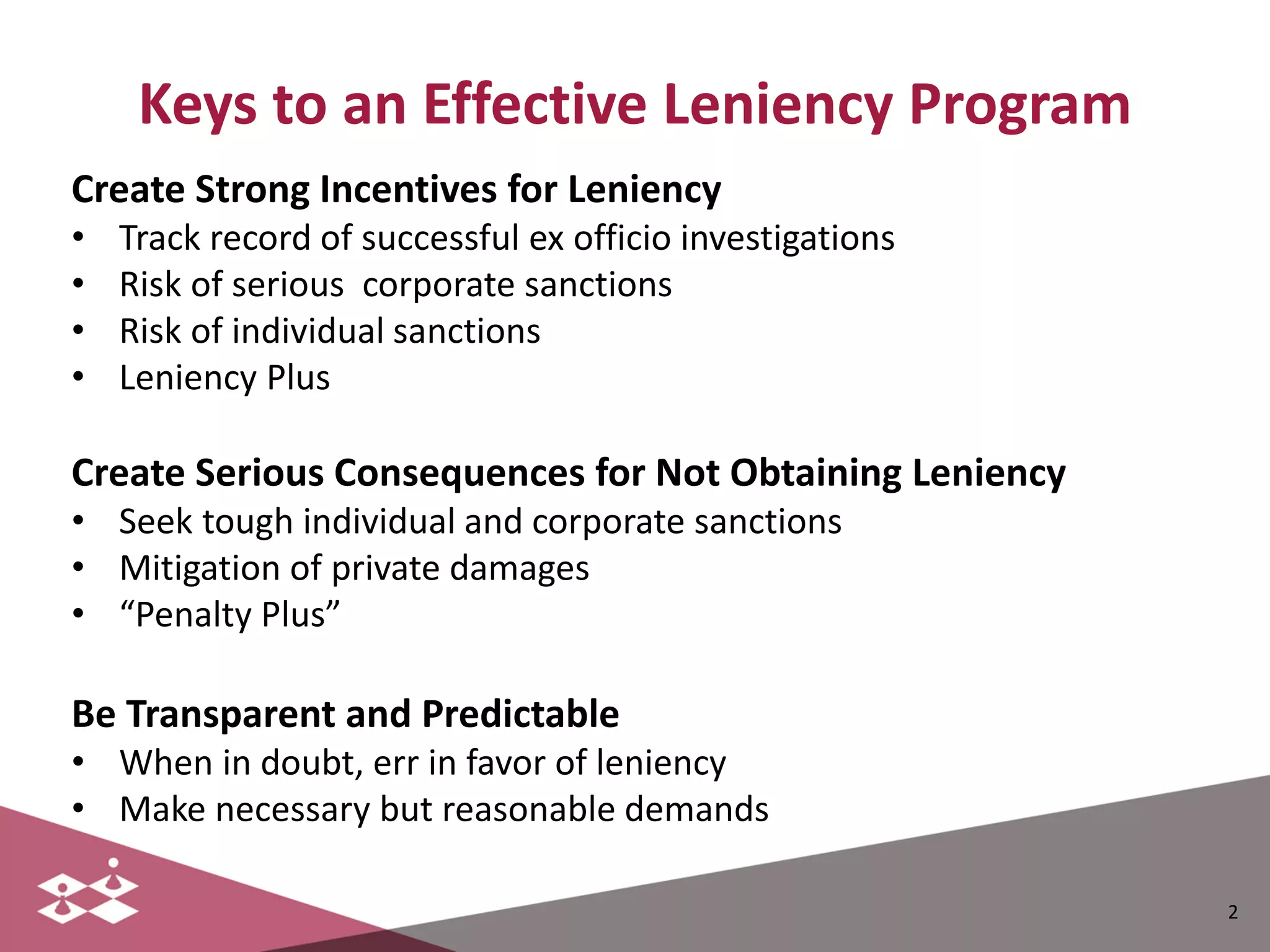 Challenges and co-ordination of leniency programmes – HONG KONG ...