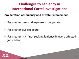 Challenges and co-ordination of leniency programmes – HONG KONG ...