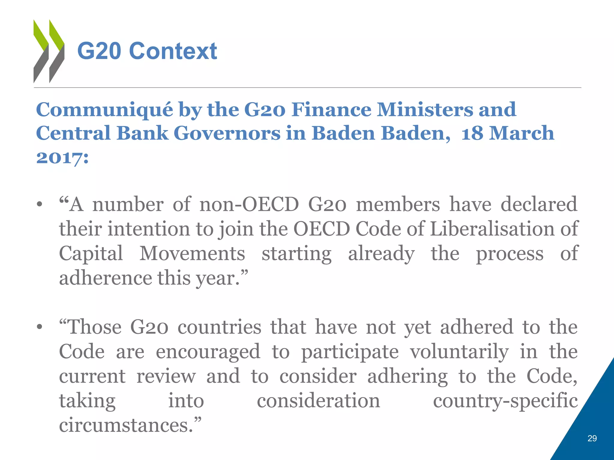 Introduction to the OECD Code of Liberalisation | PPT