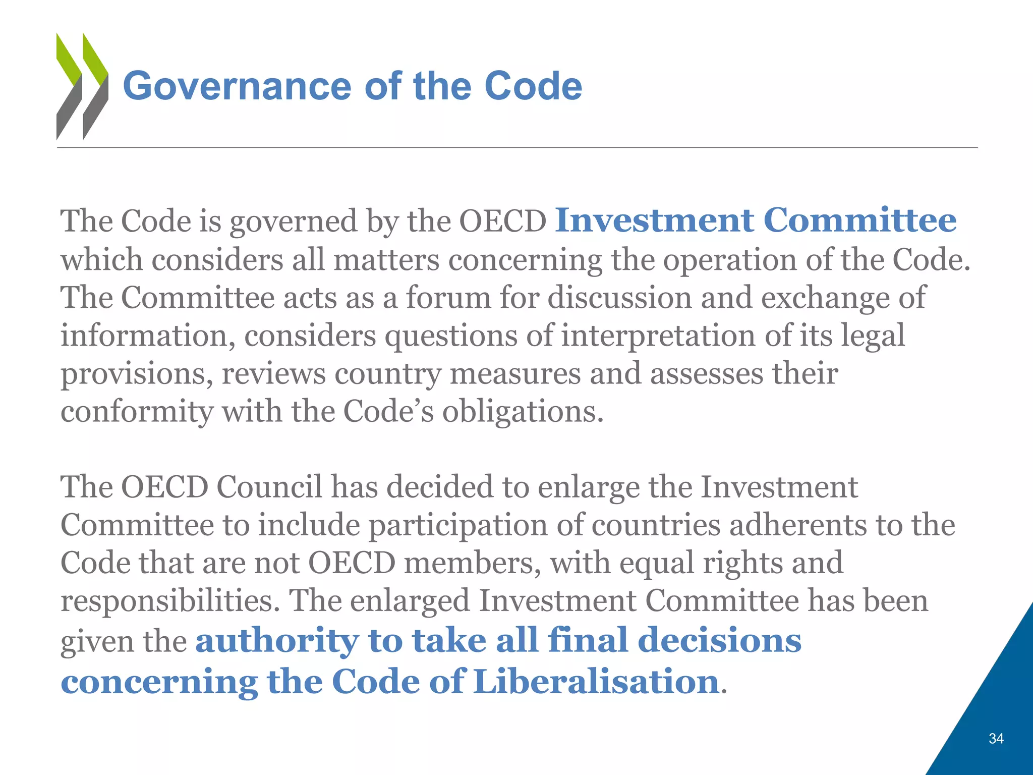 Introduction to the OECD Code of Liberalisation | PPT